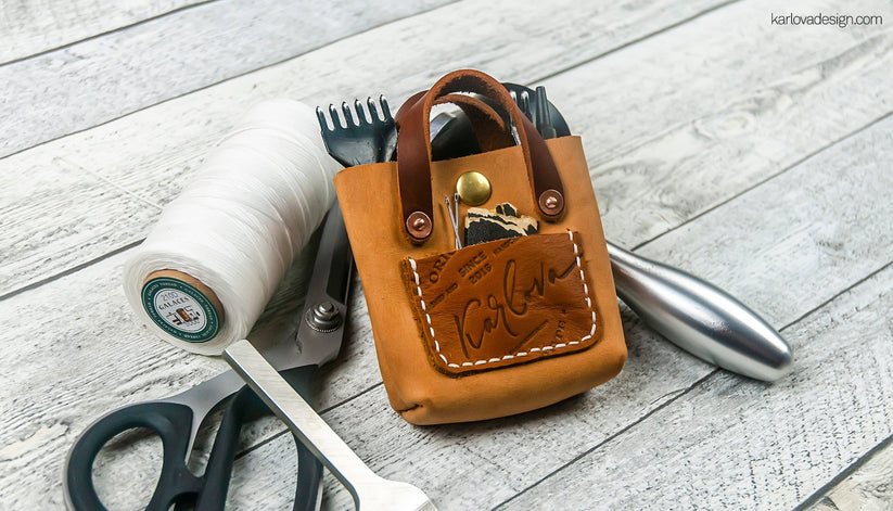 Free Mini Tote Bag Leather Pattern - Download PDF - Video Tutorial ...