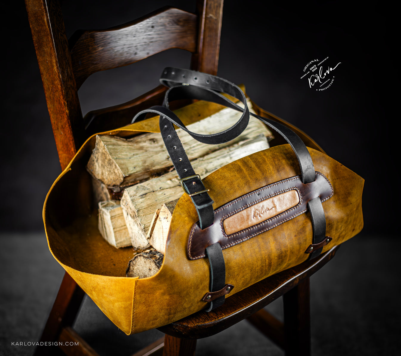 Log Bag - Firewood Carrier - Leather Craft PDF Pattern Download and Vi ...
