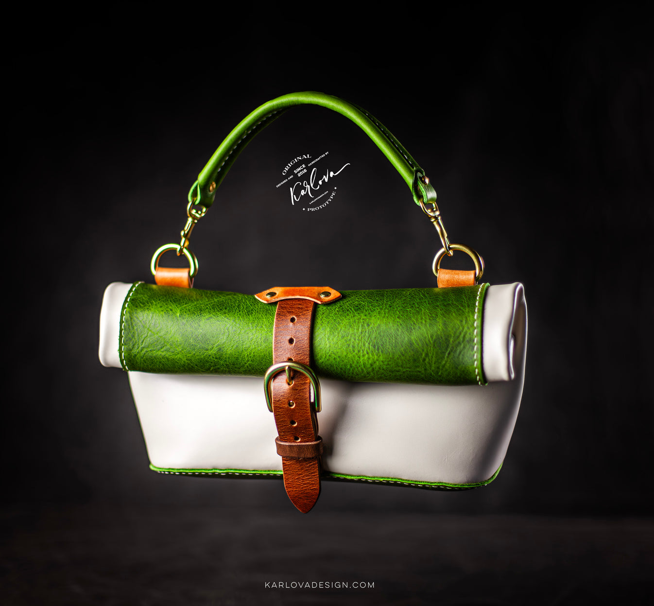 Cool Leather Roll Top Bag Pattern Download - with Video Tutorial - DXF ...