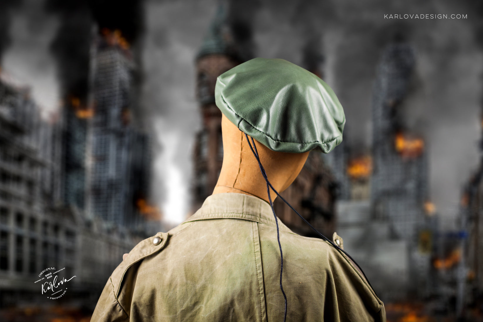 Leather Army Beret Pattern - Download PDF - With Video Tutorial ...