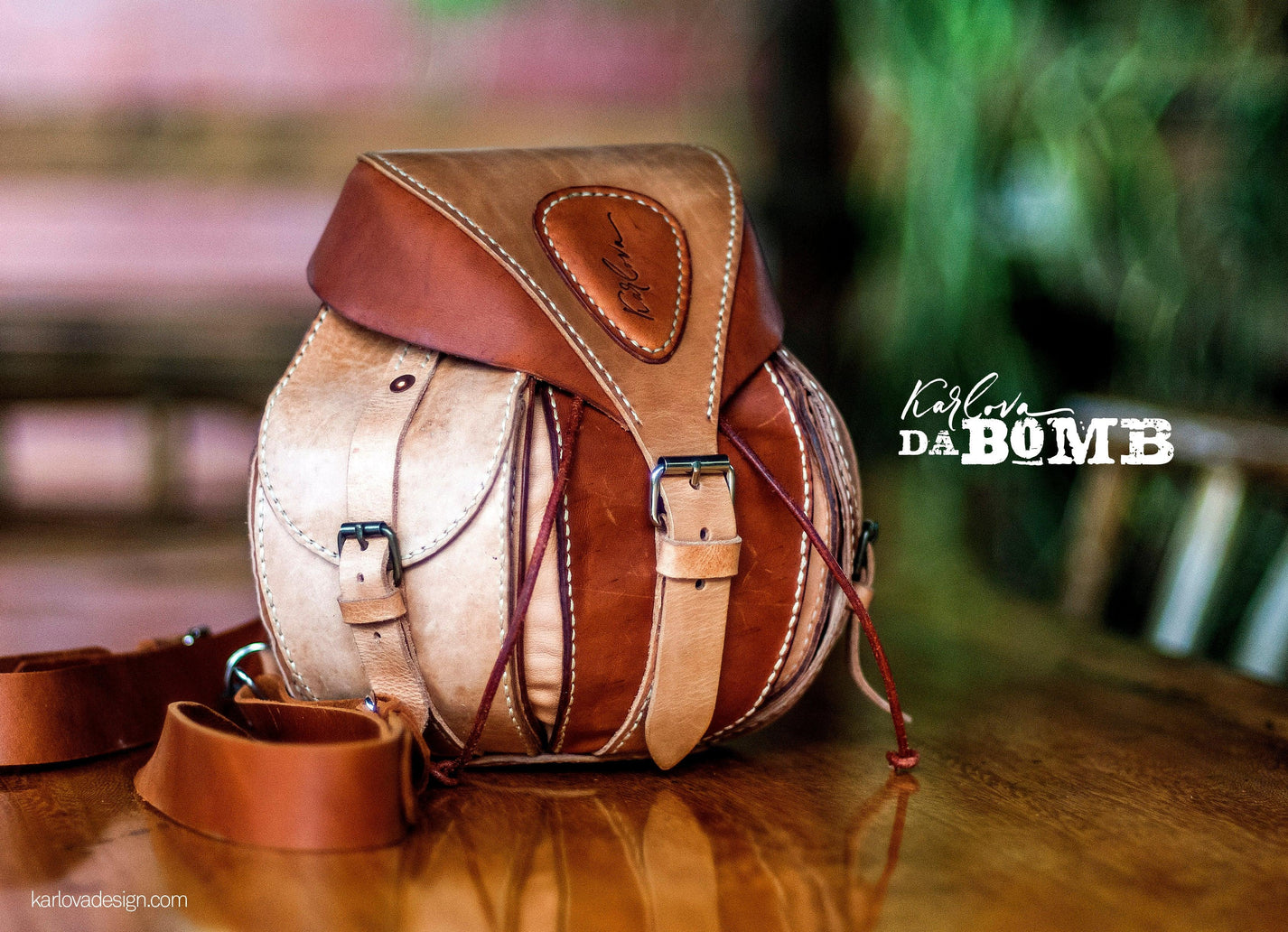 Da Bomb Backpack Leather Craft PDF Pattern Download – Karlova Design