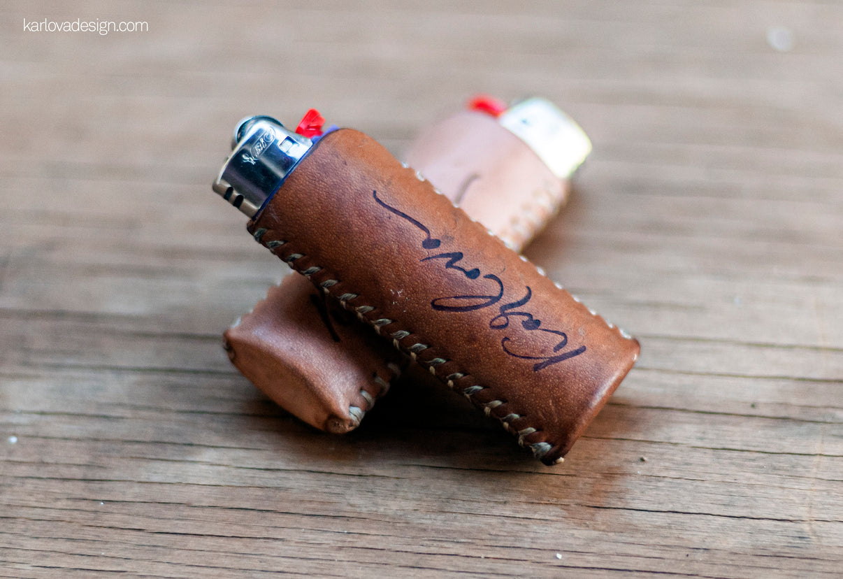 Leather Lighter Case Pattern - Download PDF - Video Tutorial – Karlova ...