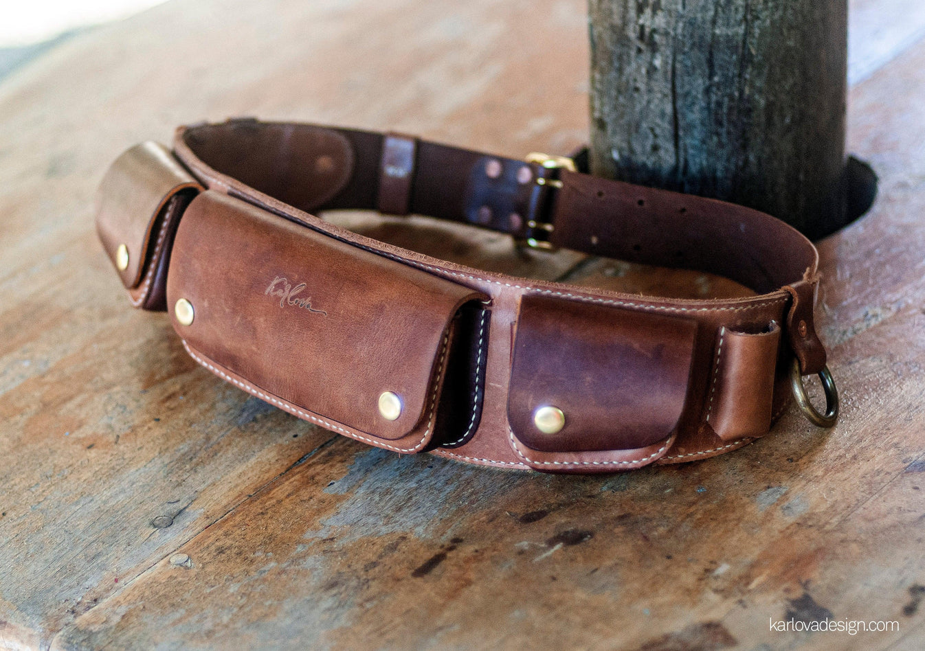 Leather Utility Belt Pattern - Uncle Kam's - Download PDF – Karlova Design