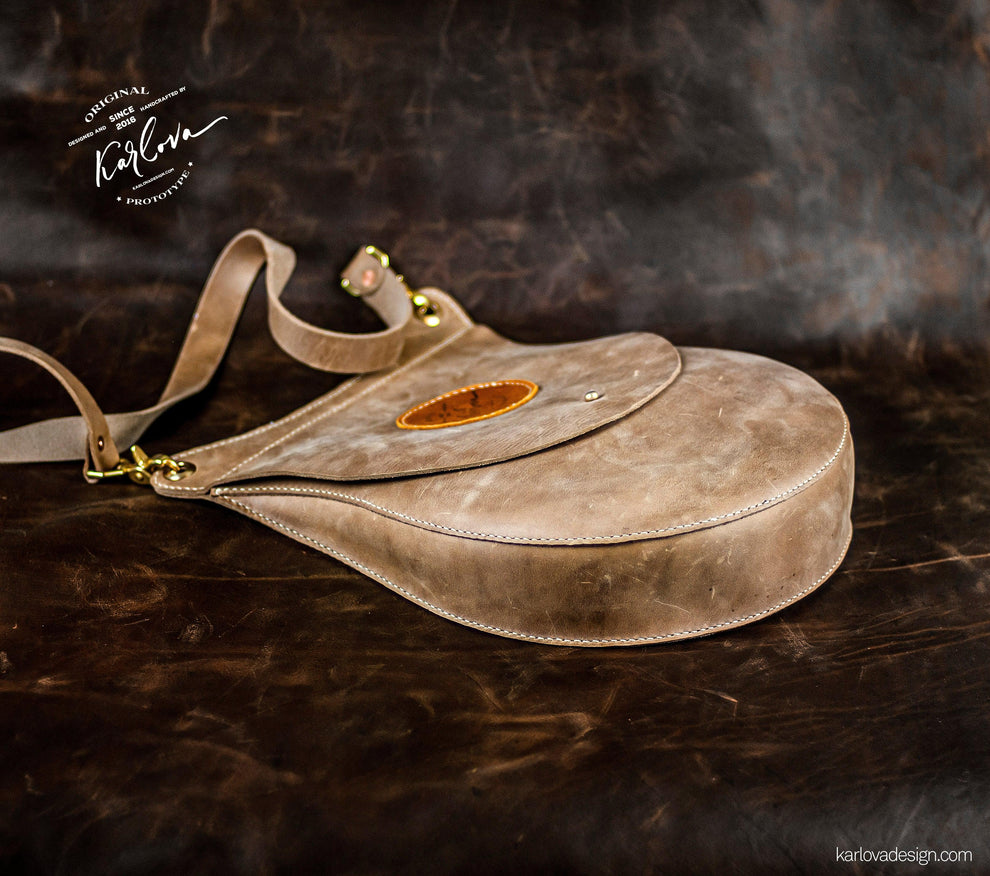 Leather Bag Pattern - Big Round Bag - Download PDF – Karlova Design