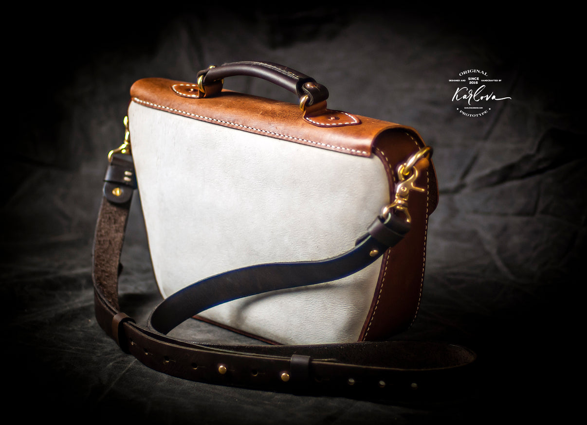 Trapezium Satchel Leather Craft PDF Pattern Download with Video Tutori ...